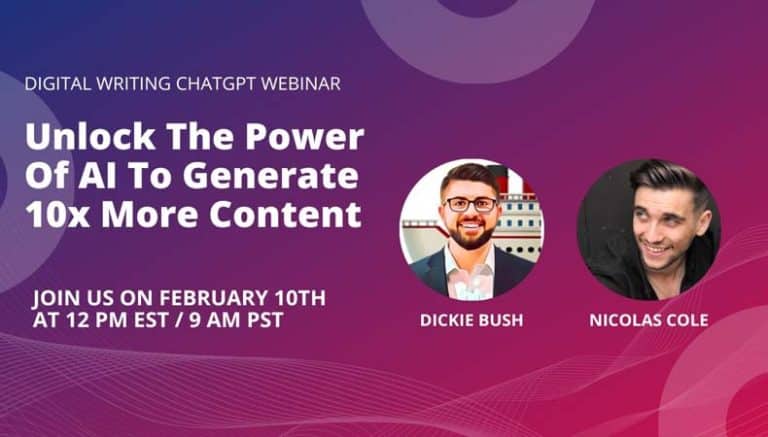Generate 10x More Content Using AI - Dicke Bush Generate 10x More Content Using AI - Dicke Bush
